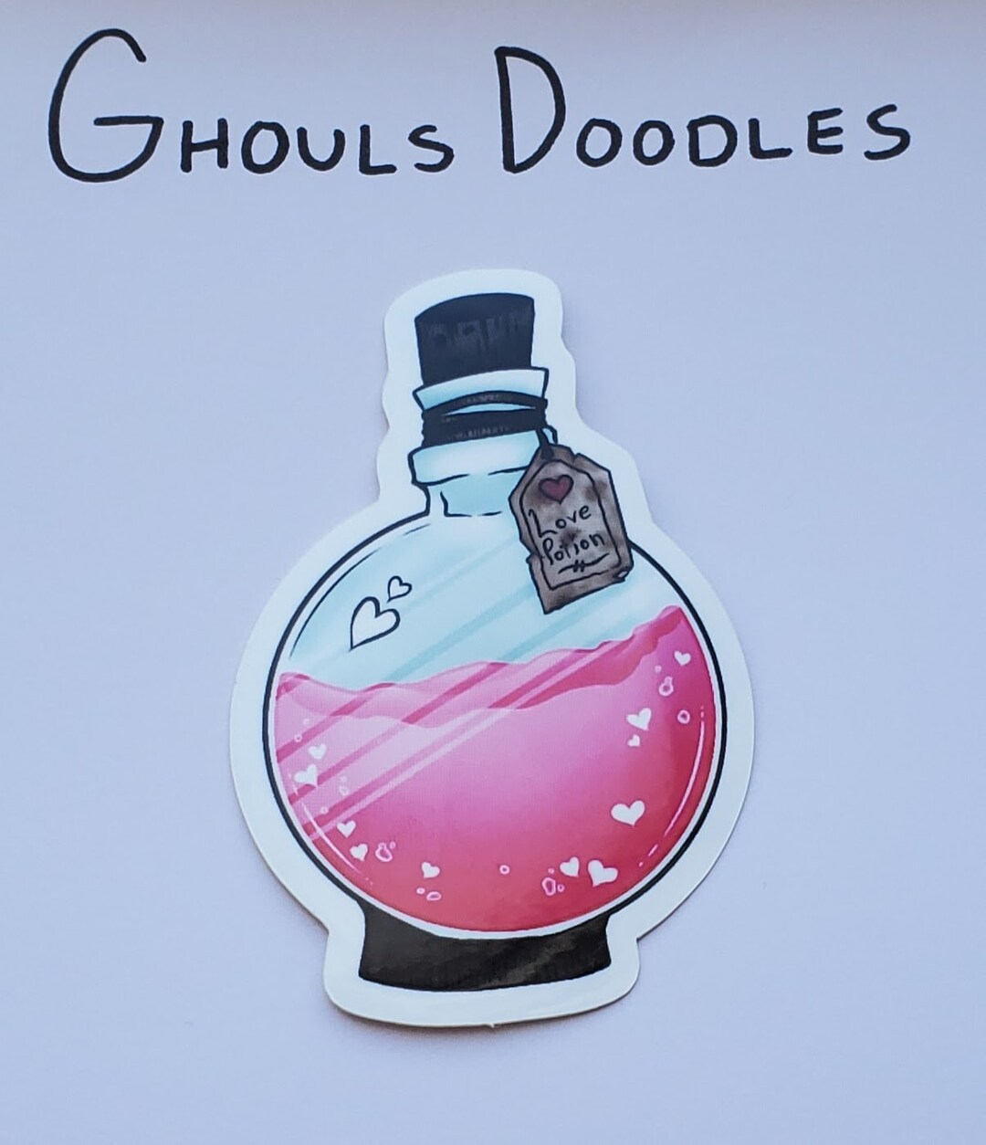 Love Potion Sticker Etsy