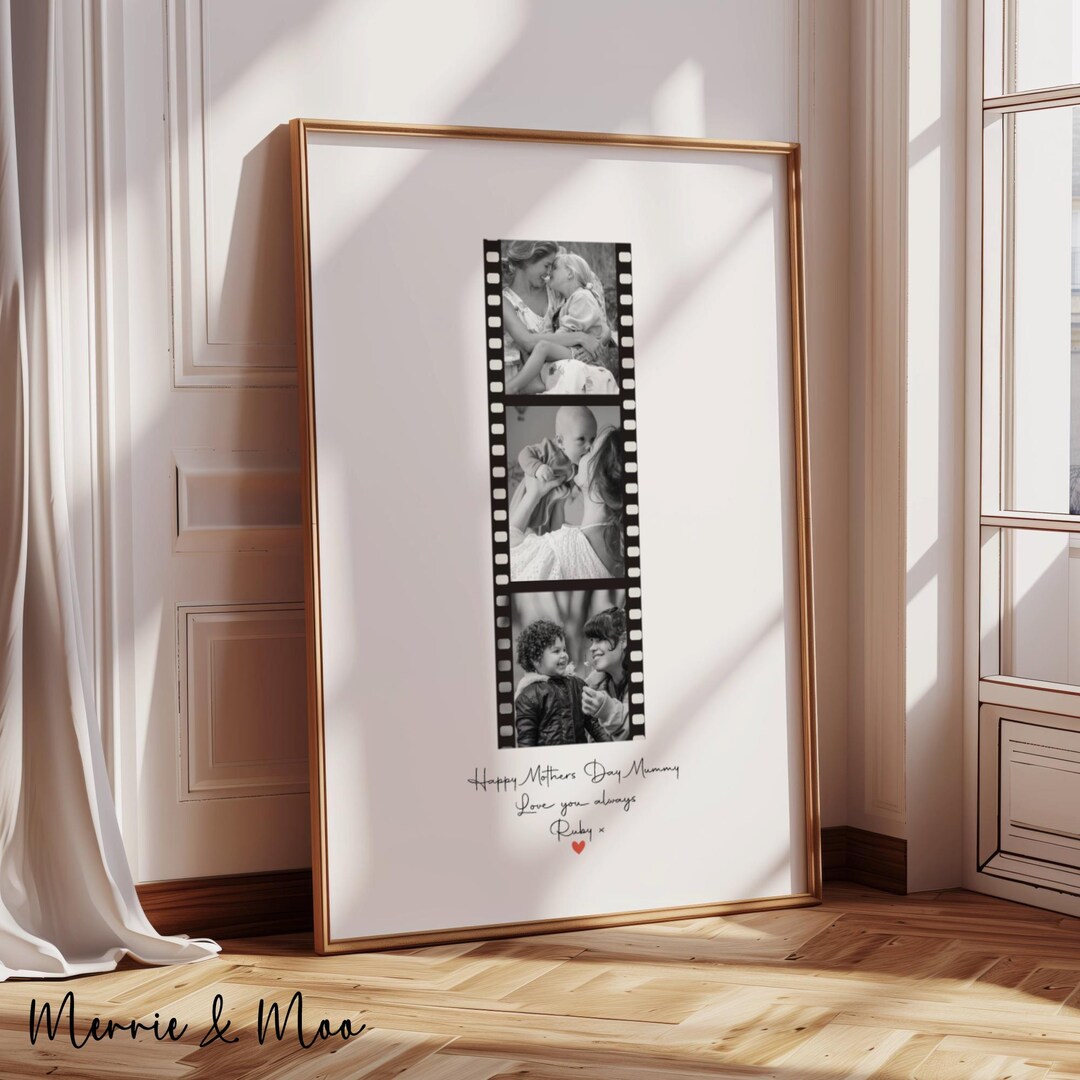 Personalized Photo Collage Gift for Mothers Day. Custom Gift for Mum or ...