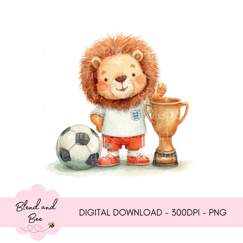 My First World Cup 2026 Teddy Bear With Trophy (PNG Digital Download ...