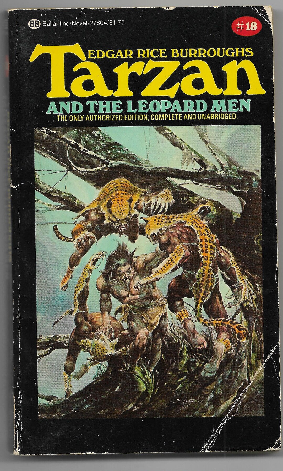 Tarzan and the Leopard Men 18 Edgar Rice Burroughs 1978 5th Pb, Adams Art - Etsy