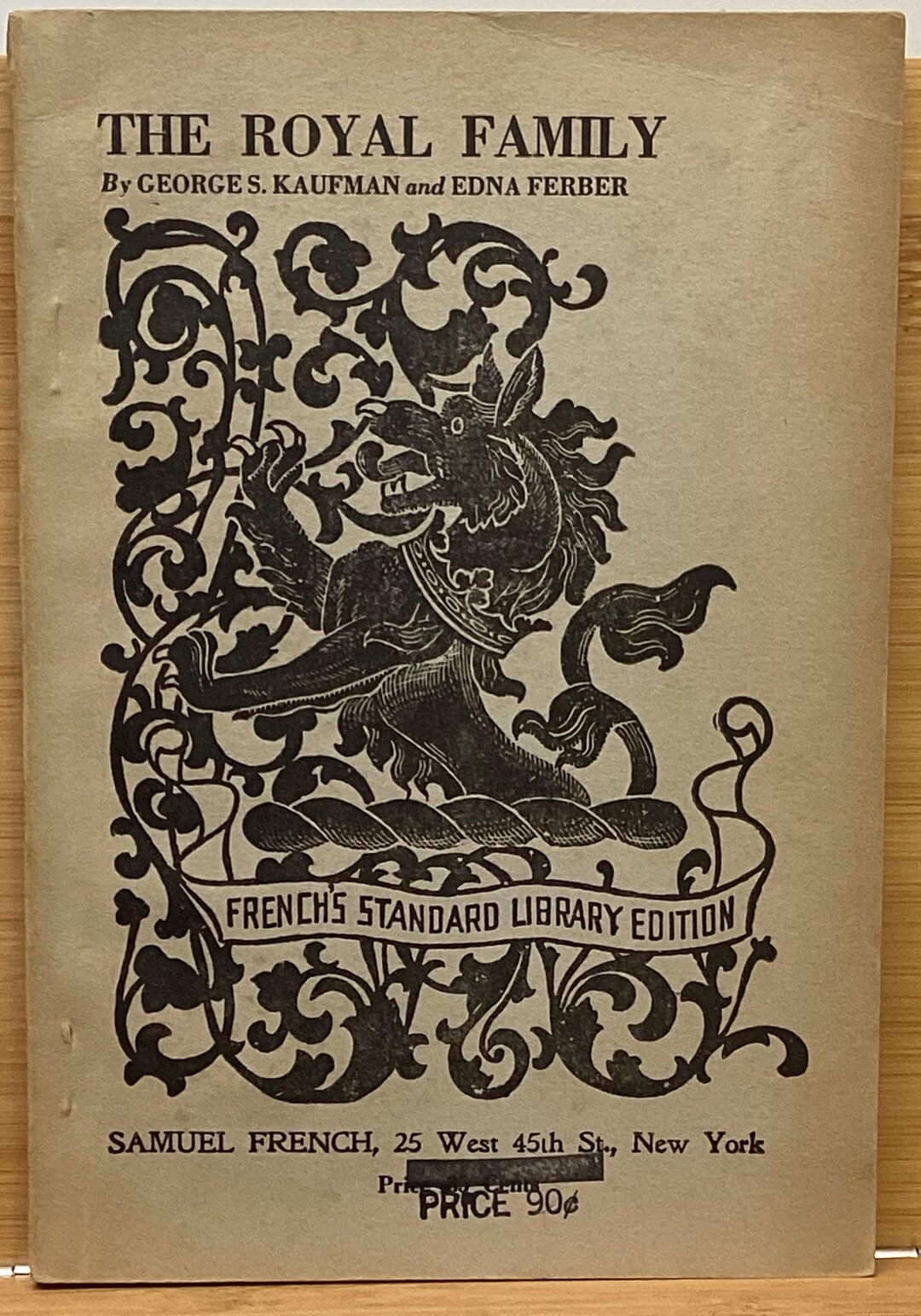 The Royal Family by Kaufman & Ferber (1941 Samuel French - Plays ...