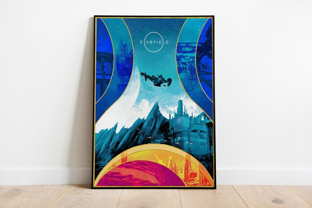 Starfield Game Poster 2023 Starfield Wall Decor - Etsy UK