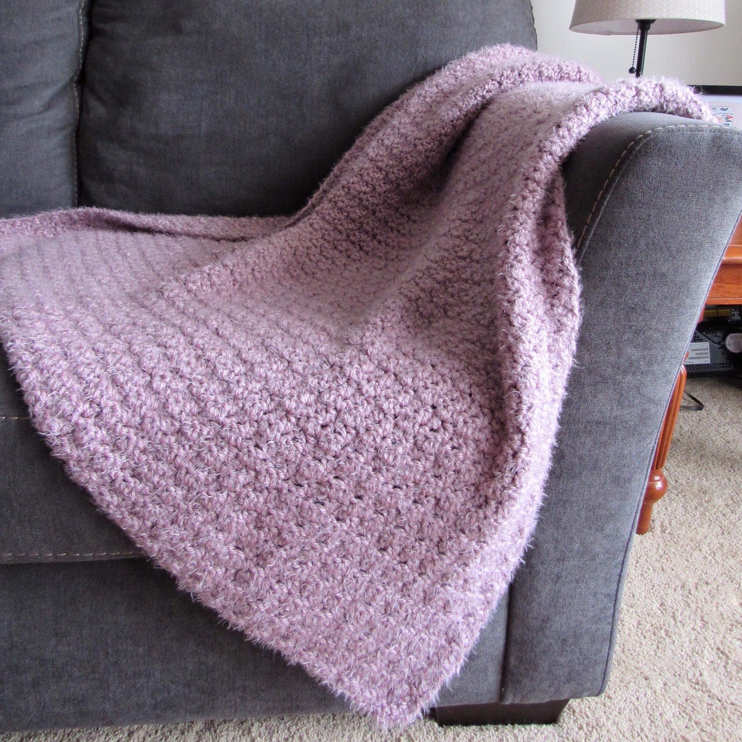 CROCHET BLANKET PATTERN - Coziness is a Mood Throw | Bulky Weight Yarn ...
