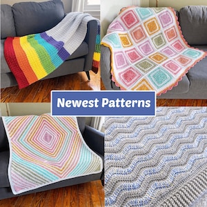 CROCHET PATTERN BUNDLE - Lifetime Access to 20+ Crochet Blanket Patterns - Current and Future ...