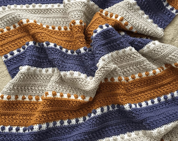 CROCHET BLANKET PATTERN - for the Love of Texture Afghan, Crochet ...