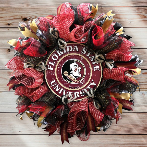 College Wreath - Etsy