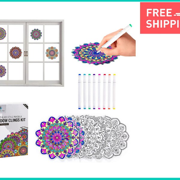 Suncatcher Kit for Adults to Paint - Etsy