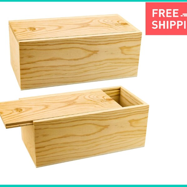 Unfinished Wood Box - Etsy