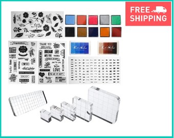 Acrylic Stamping Blocks Set - Etsy