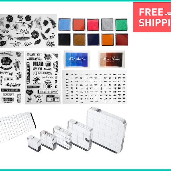 Acrylic Blocks for Stamping - Etsy
