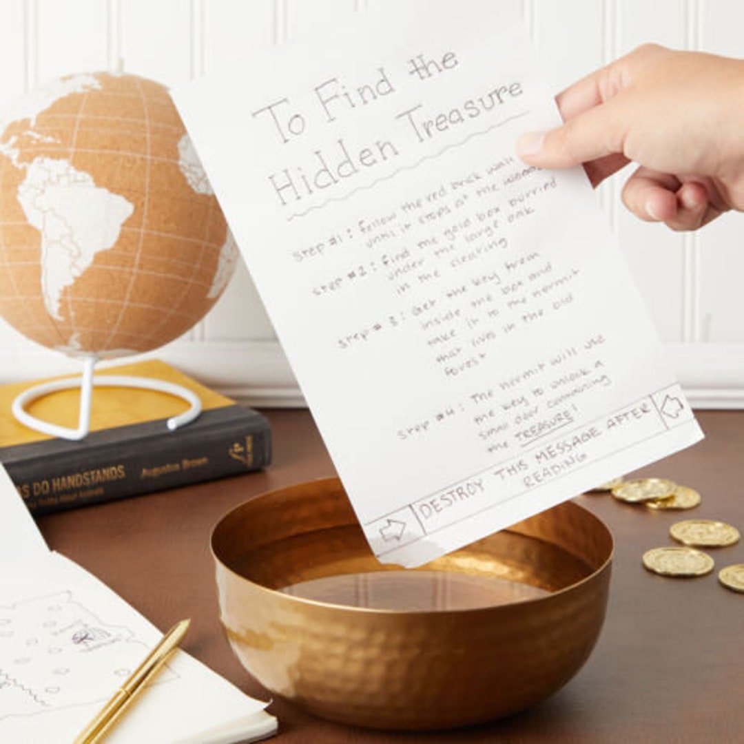 Water Soluble Dissolving Notepad White Blank Spy Paper 5.5 X - Etsy