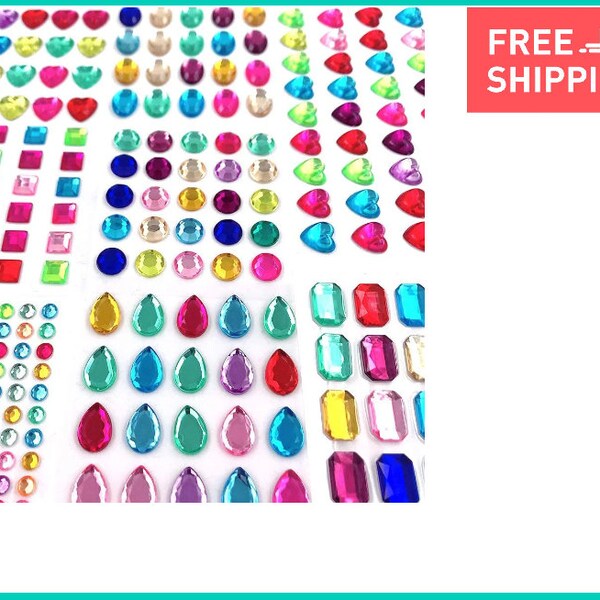 Gem Stickers - Etsy
