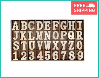 9 Inch Wood Numbers - Etsy