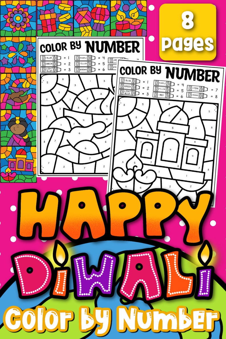 Diwali Activities, Diwali Coloring Pages, Diwali Printable for Kids ...