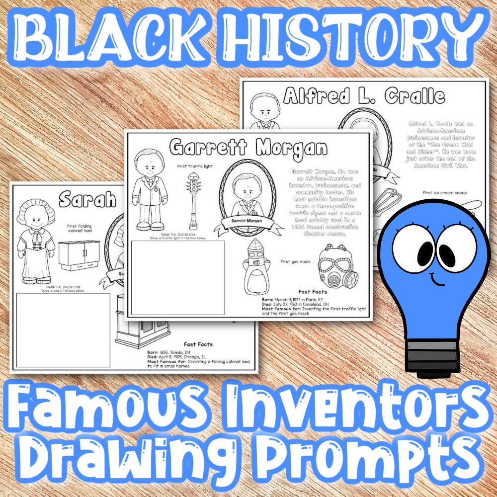 Black History Month Worksheets, Famous Inventors, Black Inventors ...