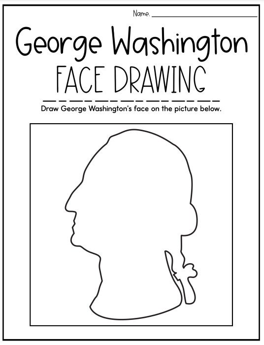 George Washington Day Holiday Worksheets, Printables for Kids ...