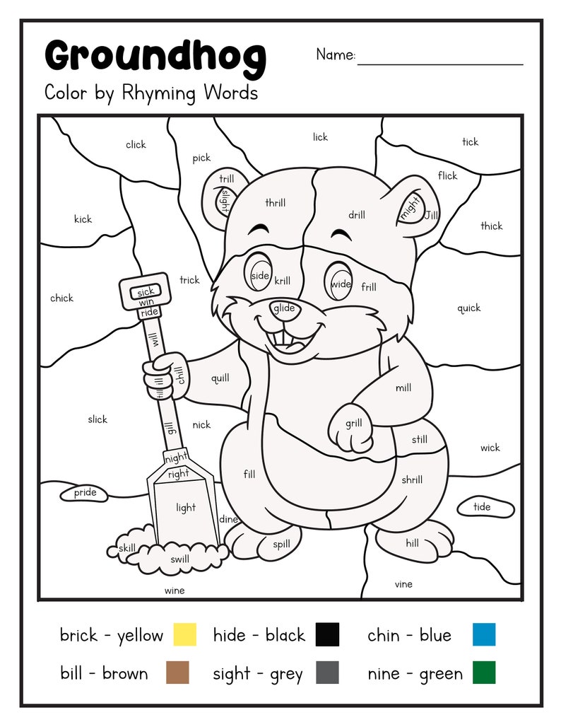 Groundhog Day Activities, Groundhog Day Coloring Pages, Groundhog Day ...