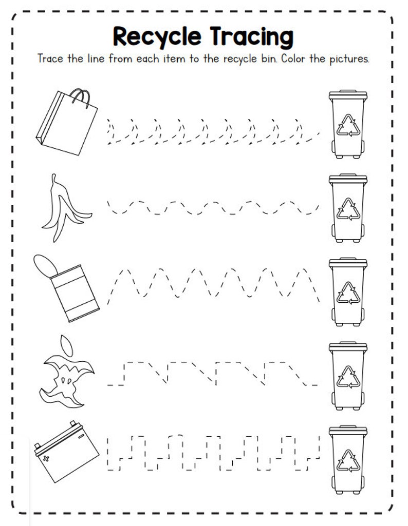 Earth Day Holiday Worksheets Printable Activities for Kids - Etsy