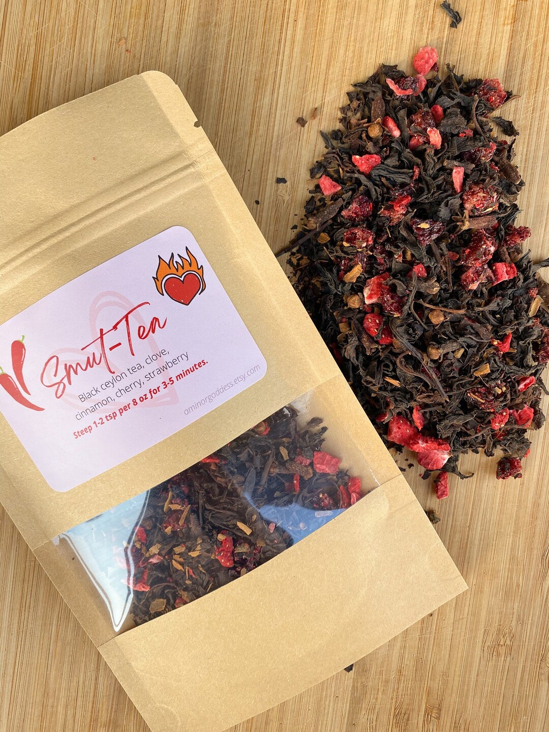 Smut Tea Romance Tea Spicy Tea Tea For Lovers Romantic T Etsy
