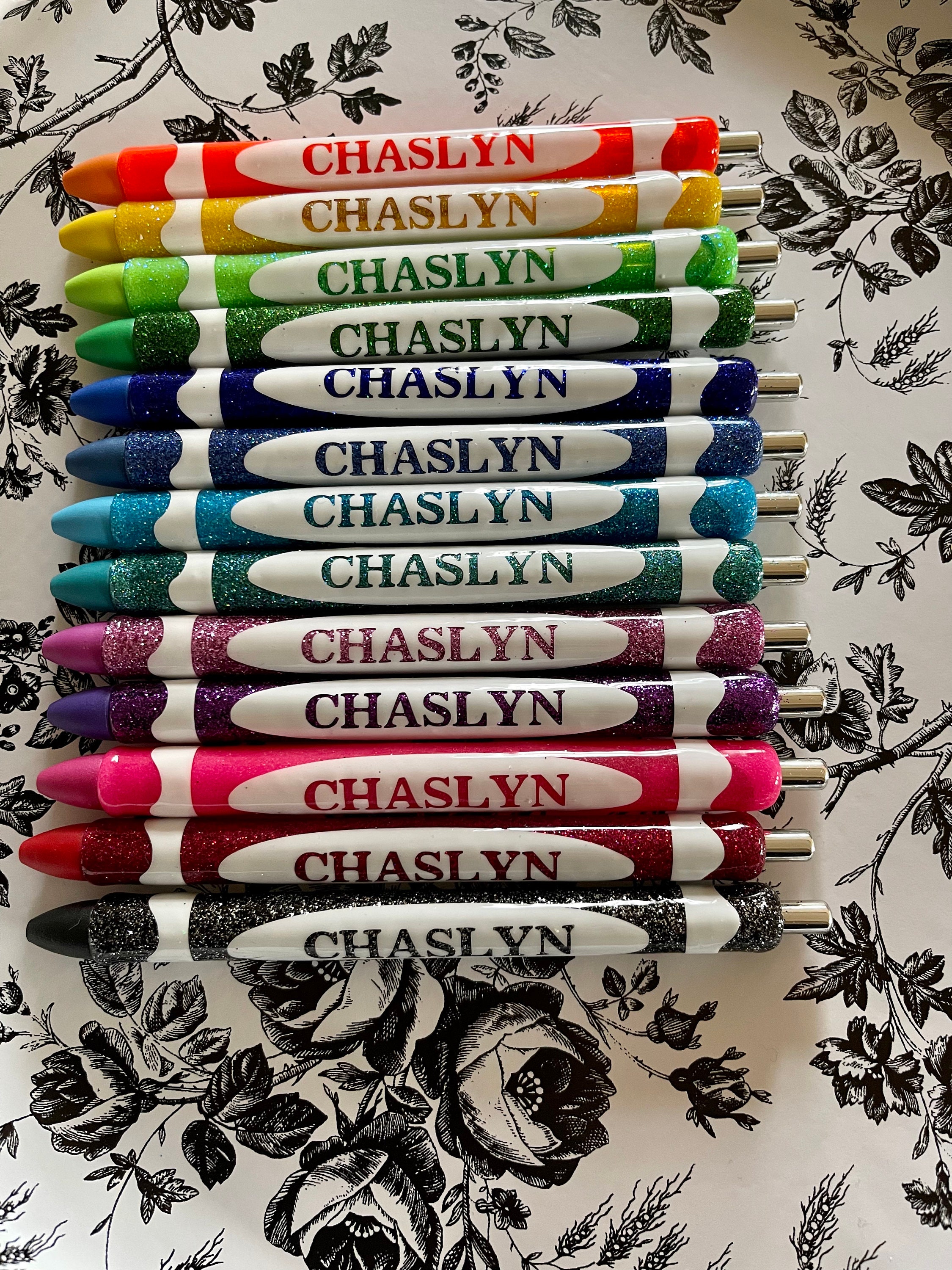 Custom Personalized Epoxy Pens - Etsy