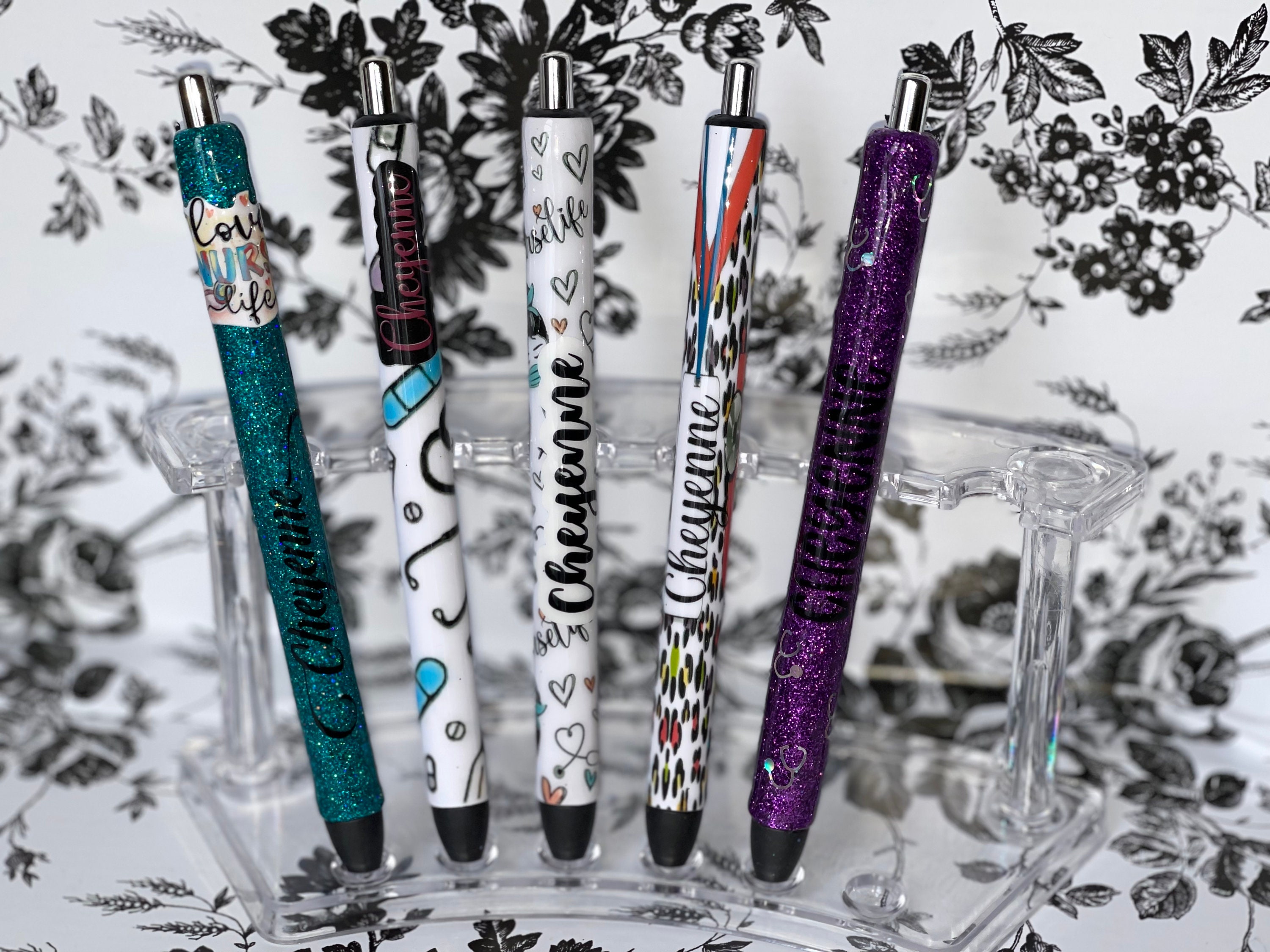 Custom Personalized Epoxy Pens - Etsy