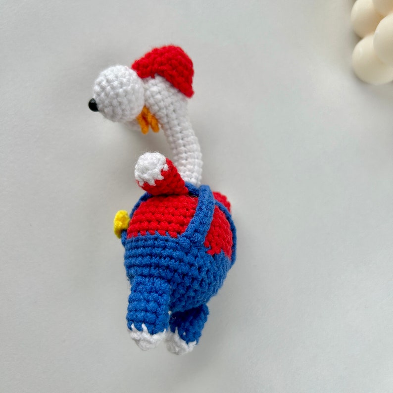 Crochet Funny Chick, Super Mario Chicken Charm, Cute Backpack Charm - Etsy