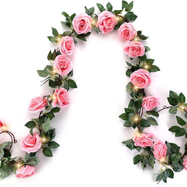 Rose String Lights - Etsy