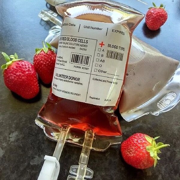 Blood Bag Label - Etsy