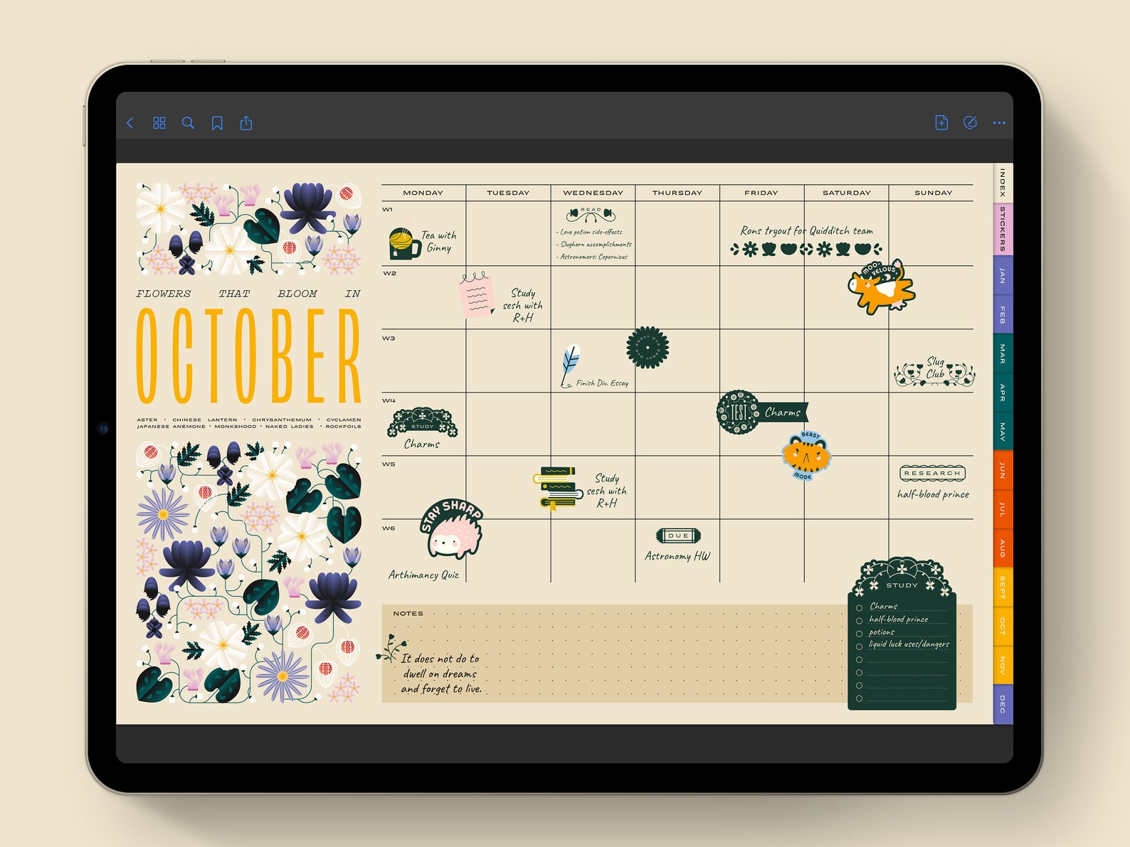 School Teacher Student Digital Stickers, Cute Planner Stickers, iPad ...