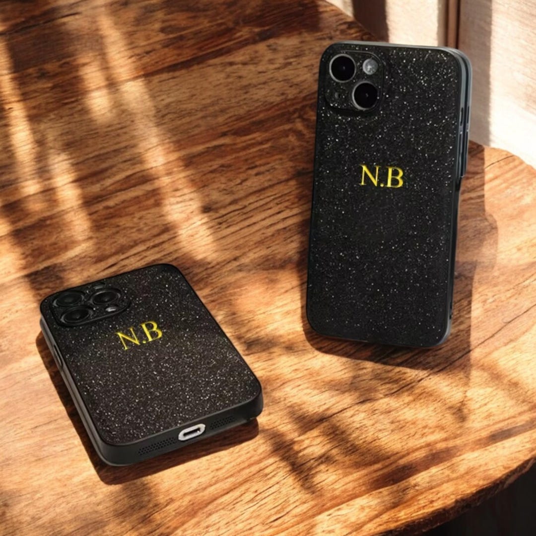 Personalized Custom Name Initial Letters Phone Case - Luxury Leather ...