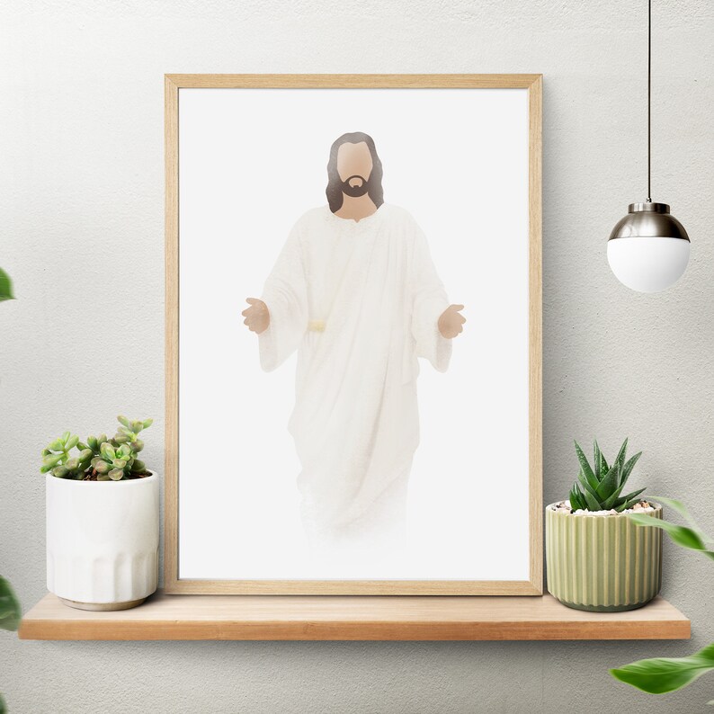 Christ's Embrace Jesus Painting Jesus Hug Portrait - Etsy