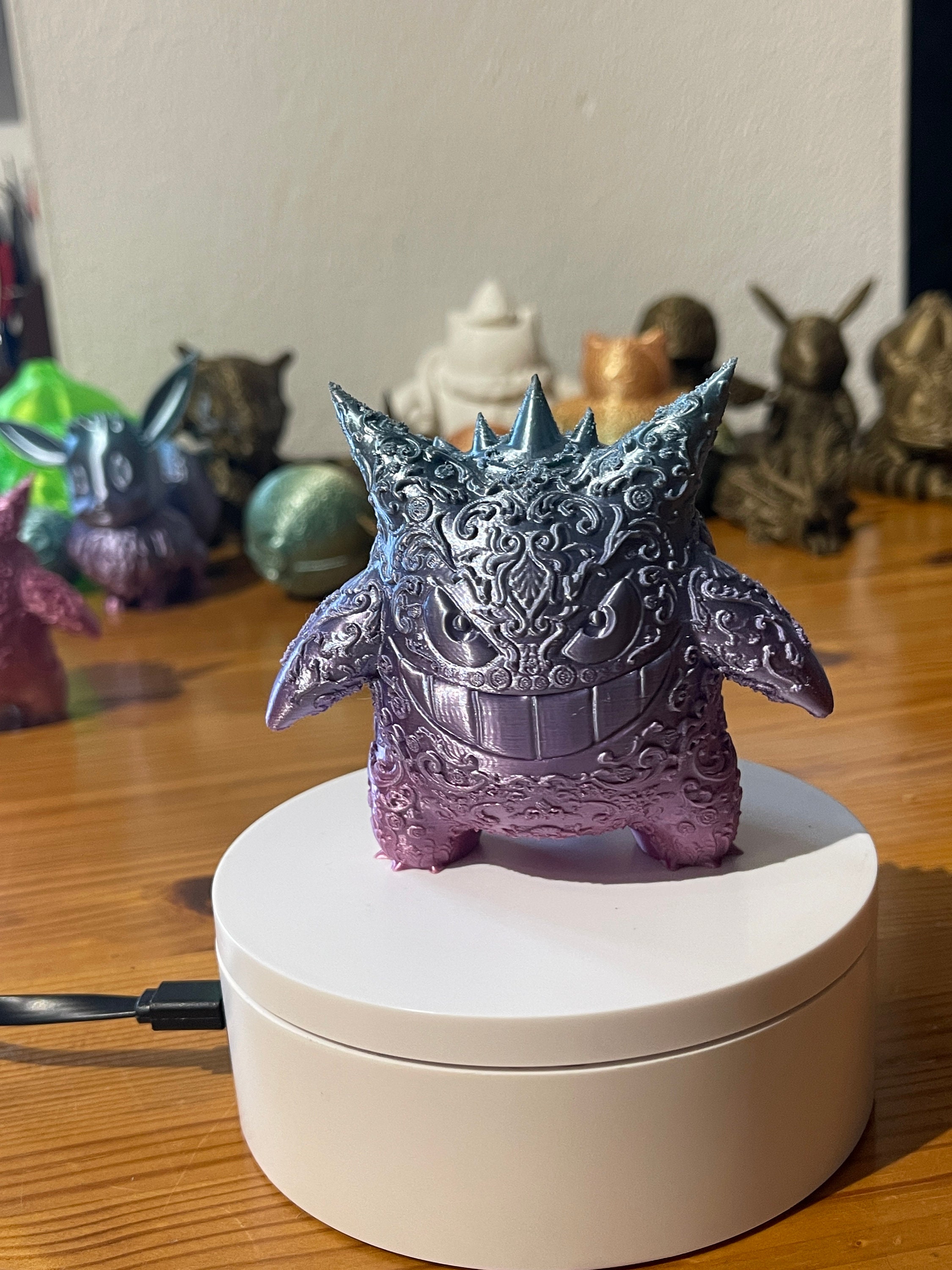 Ornamental Gengar Pokemon Figure - Etsy