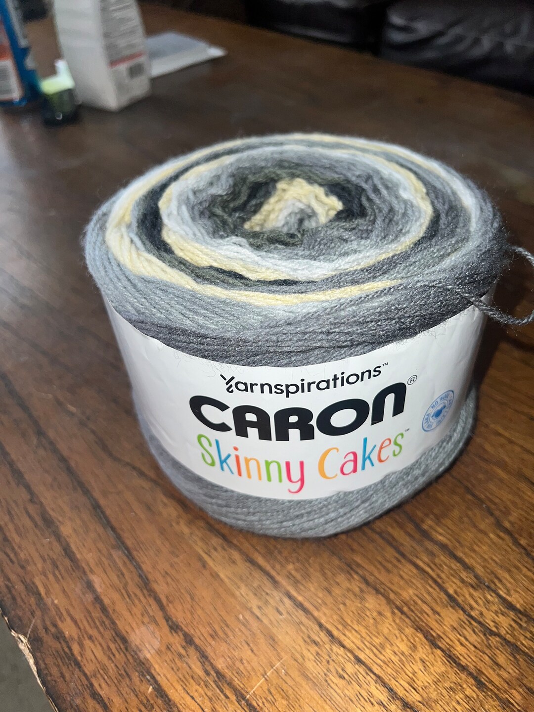 DESTASHING Special Caron Skinny Cakes Yarn in CHOCOLATE CHIP - Etsy