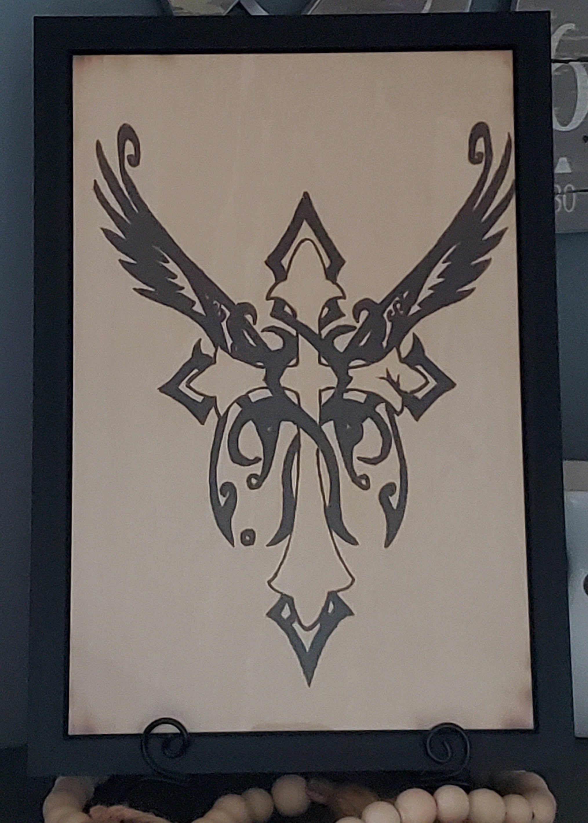 Framed Wood Burn Pyrography Gallery Wall Art Handmade Wood - Etsy