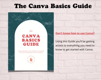 Getting Started With Canva, the Complete Basics Guide - Etsy