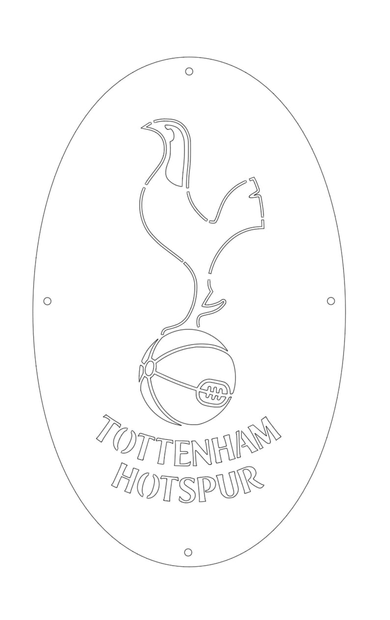 Tottenham Hotspur Dxf - Etsy
