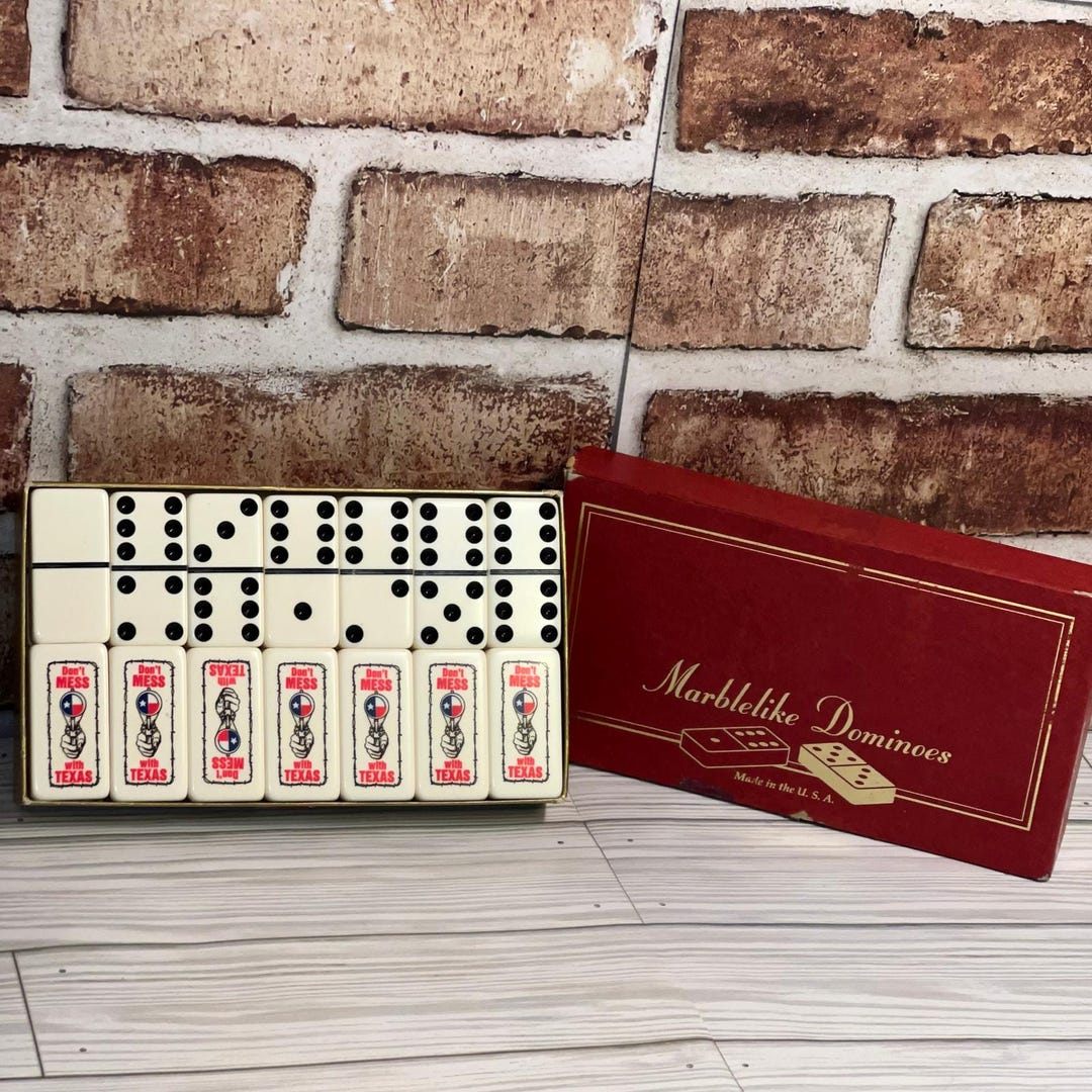 Vintage PUREMCO Professional Extra Thick Dominoes With the Rare Iconic ...