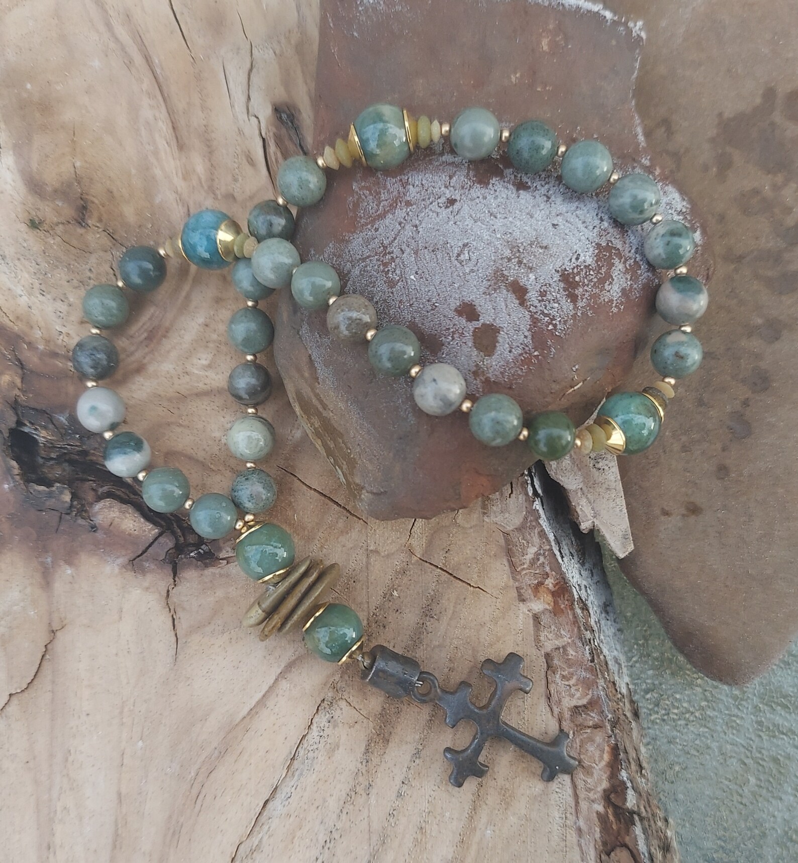 Anglican Prayer Beads, Episcopal Rosary, Original Design, Only 1 Made ...