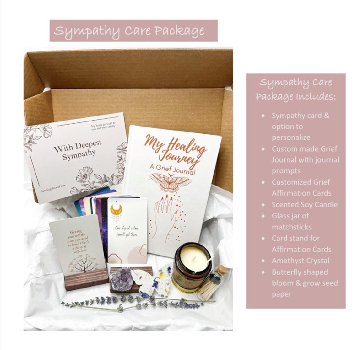 Sympathy Care Package Grief Package Care Package Grief Box Bereavement ...