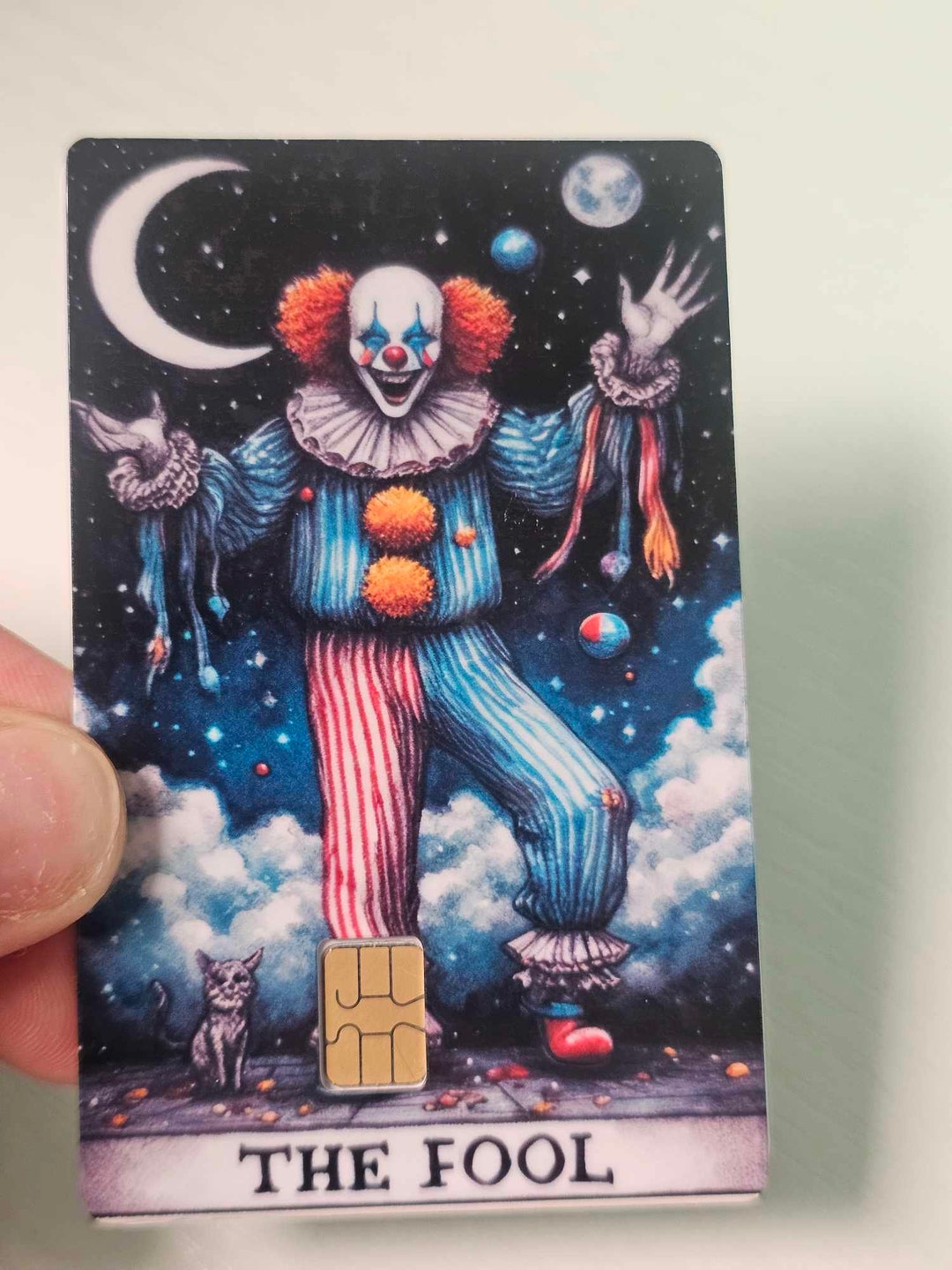 The Clown Tarot Credit Card Skin - Etsy