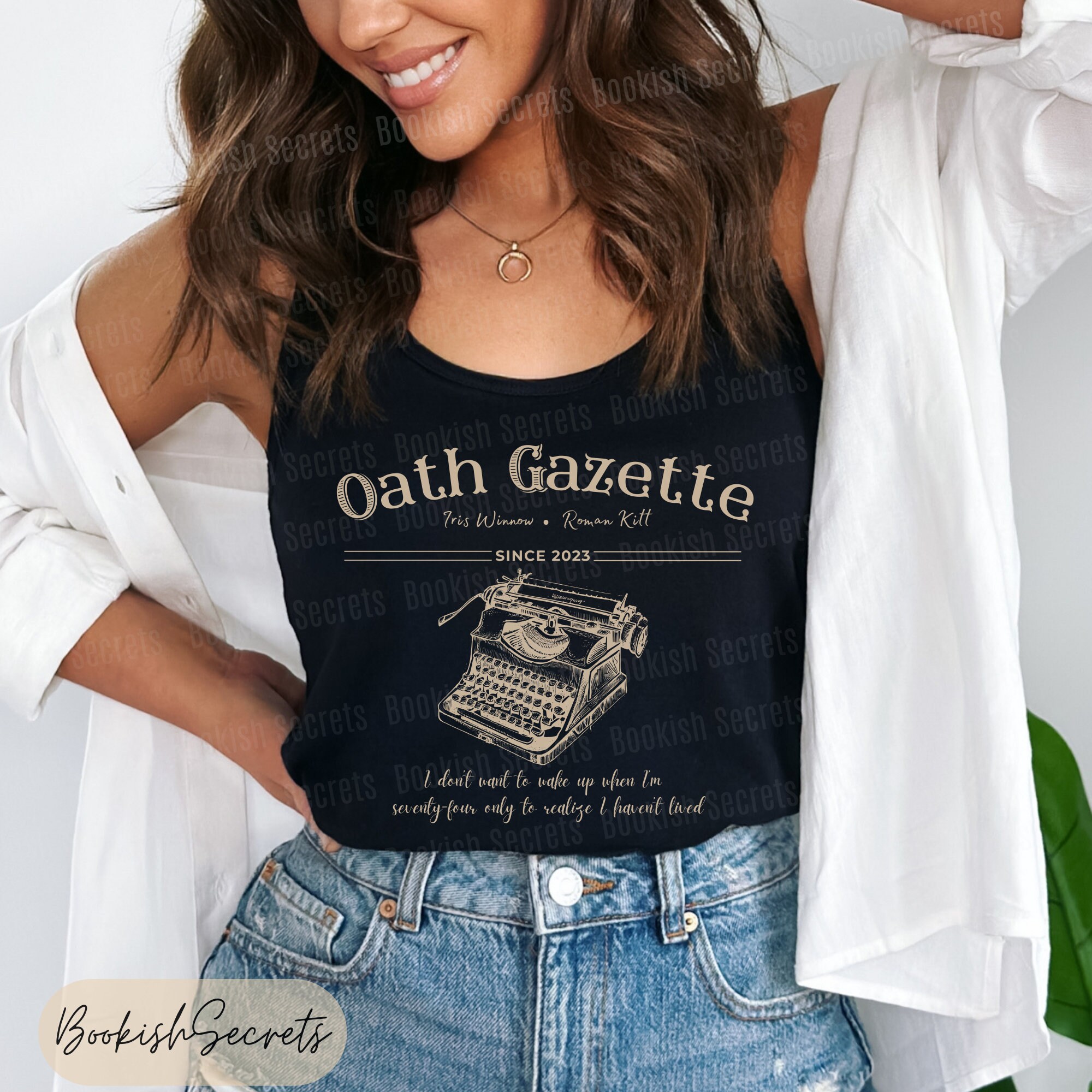 Divine Rivals Inkridden Tribune Tshirt, Oath Gazette Tank, Iris Winnow ...