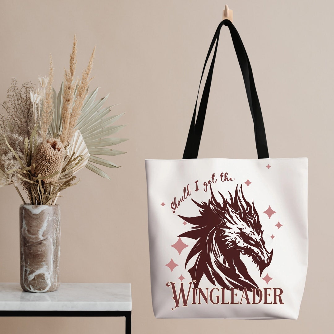 Wing Leader Tote, Fourth Wing Merch, Book Lover Gifts, Bookish Merch ...