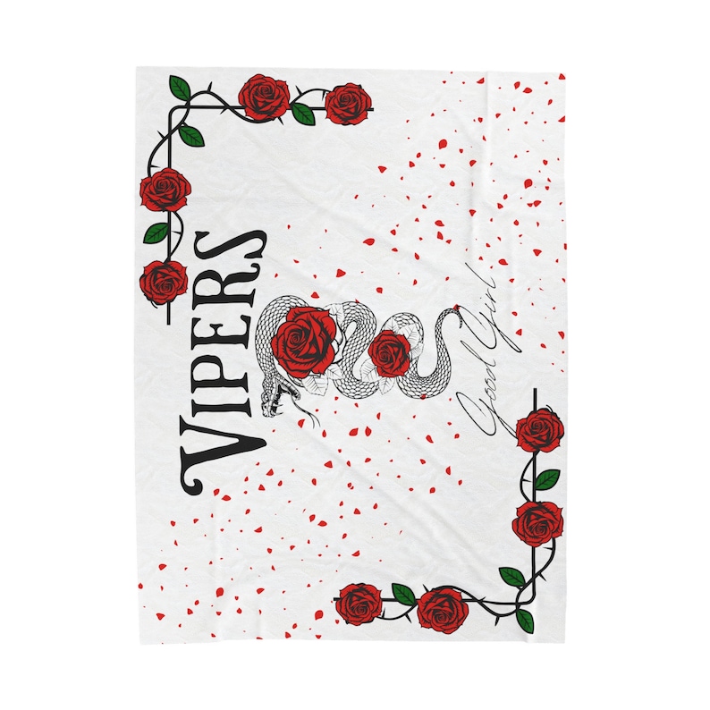 Vipers Den, Viper Good Girl Blanket, Dark Romance,dark Academia Decor ...
