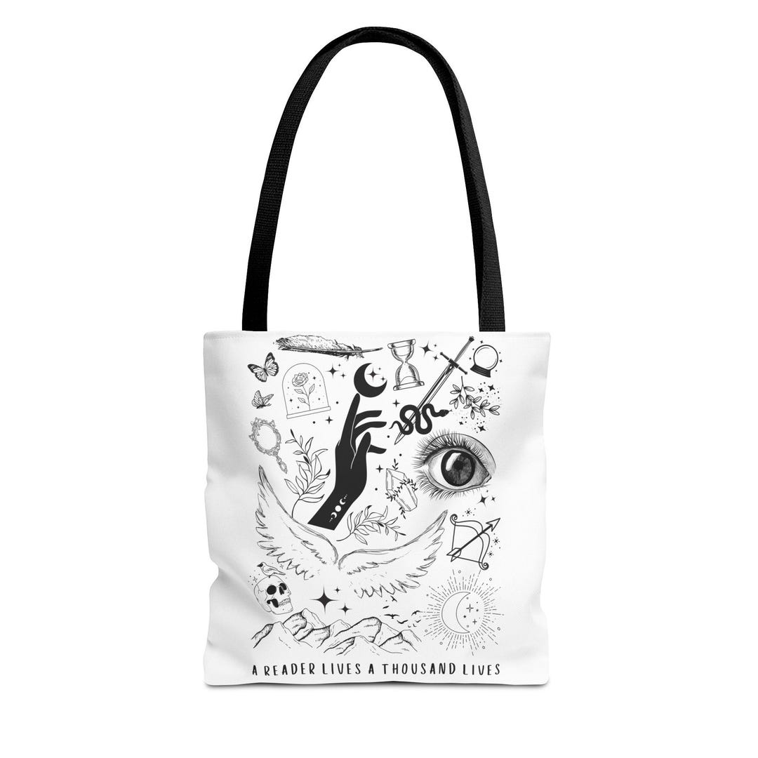 Readers Tote Bag, Book Loving Tote Bags, Book Lover Gifted, Ya Fantasy ...