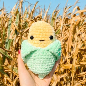 Crochet Amigurumi Corn Stuffed Animal Fall Plushie - Etsy
