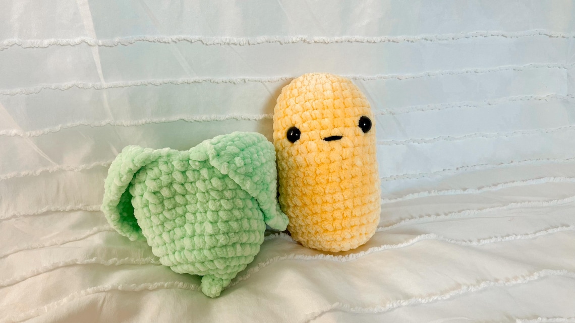 Crochet Amigurumi Corn Stuffed Animal Fall Plushie - Etsy