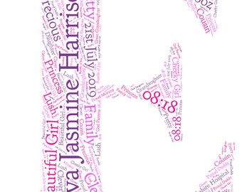 Flower Word Art | Etsy