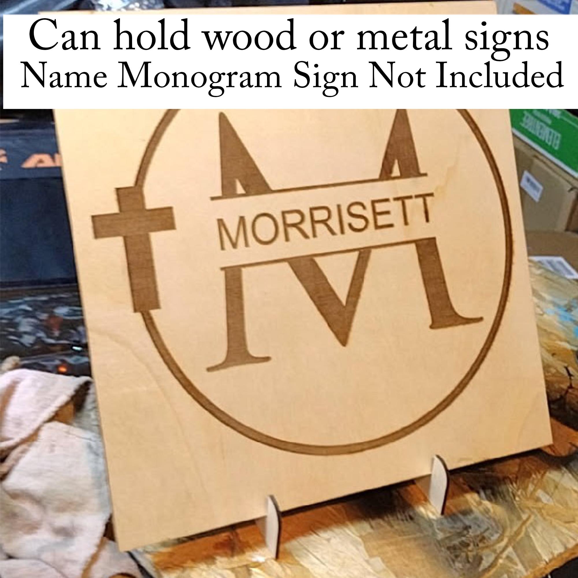 3MM Sign Holder Frame Digital | SVG File | Laser Cut File for Lightburn ...