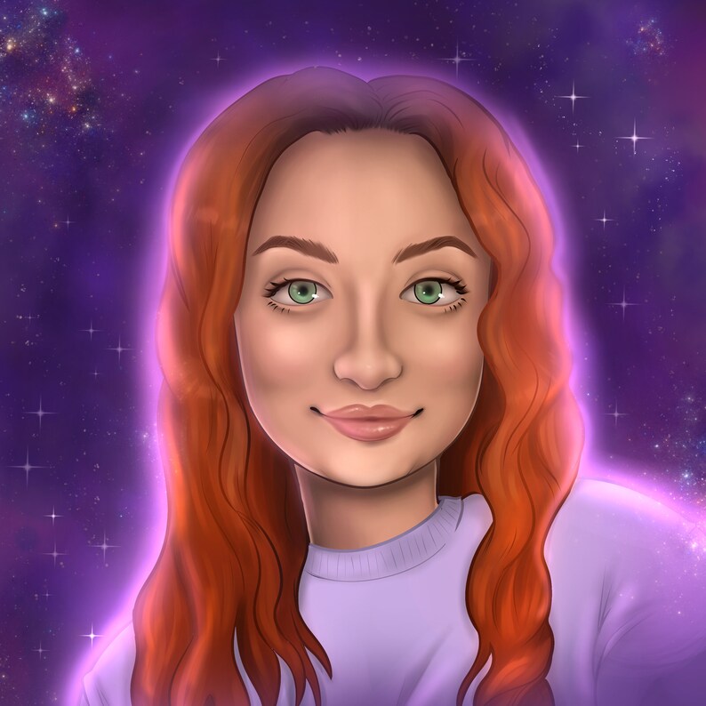 Custom Profile Picture Twitch Icon Portrait Digital Avatar Art - Etsy