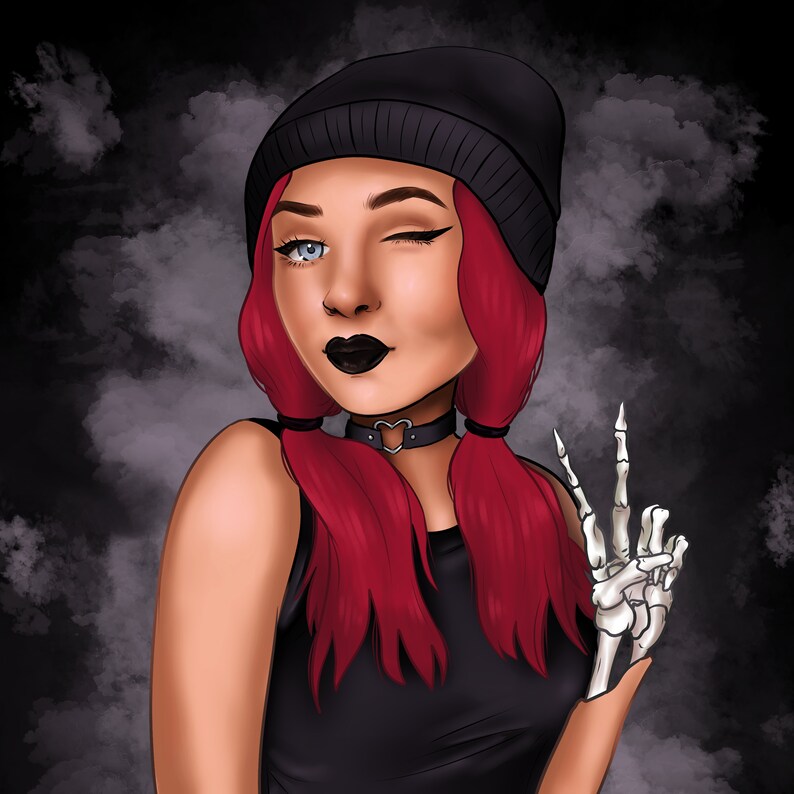 Custom Profile Picture Twitch Icon Portrait Digital Avatar Art - Etsy